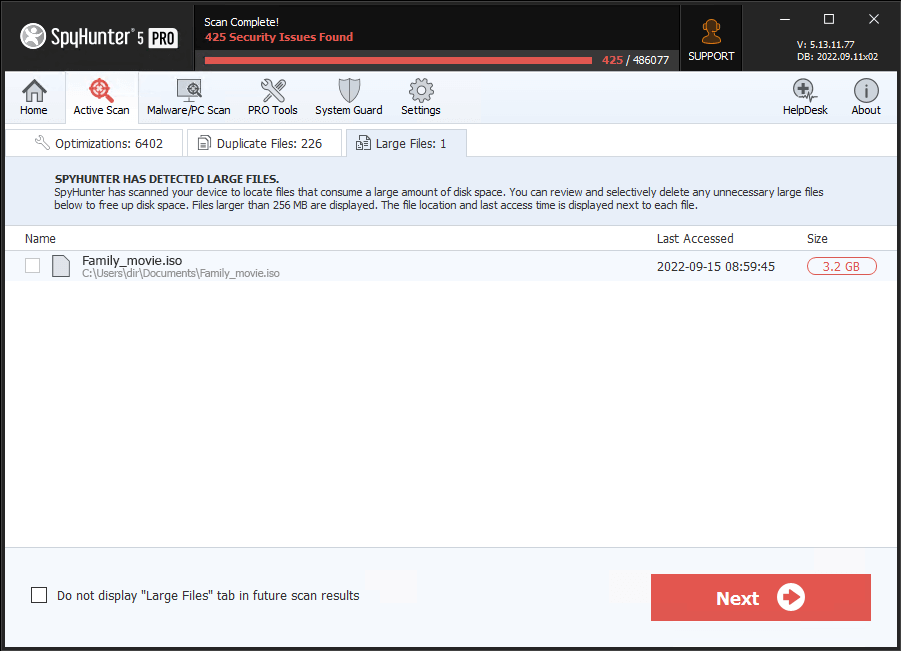 Interpreting the Scan Results - Remove Spyware & Malware with SpyHunter ...
